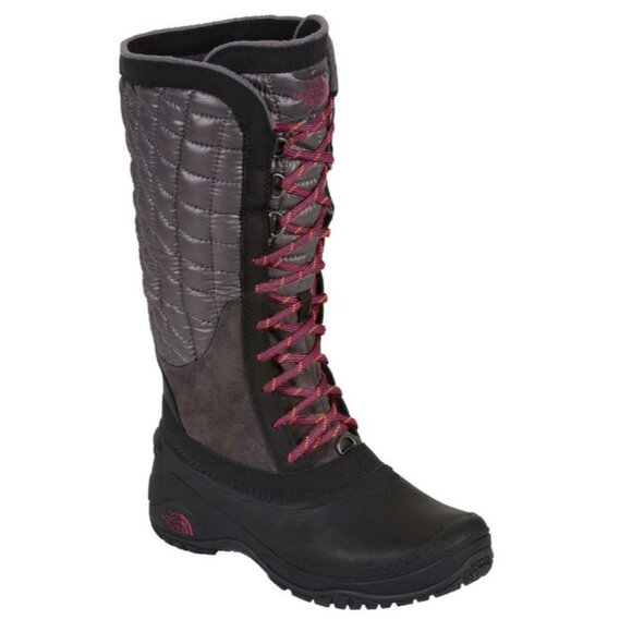 The North Face | Shoes | The North Face Boots 8 Black Gray Pink Purple ...